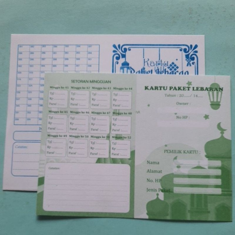 Jual KARTU PAKET LEBARAN 10 pcs | Shopee Indonesia