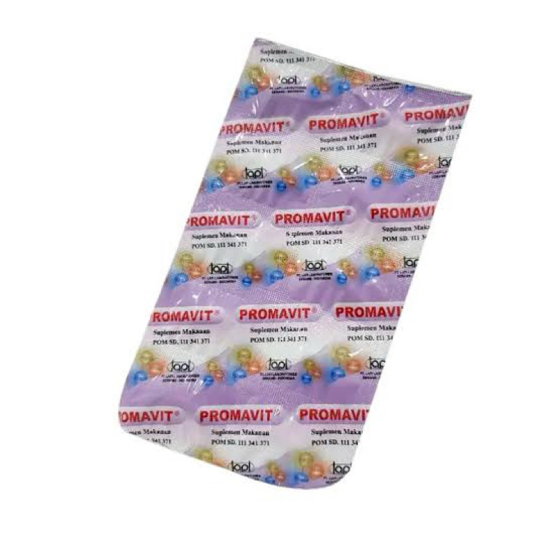 Jual PROMAVIT STRIP 10 KAPLET (Vitamin Ibu Hamil dan Menyusui) | Shopee ...