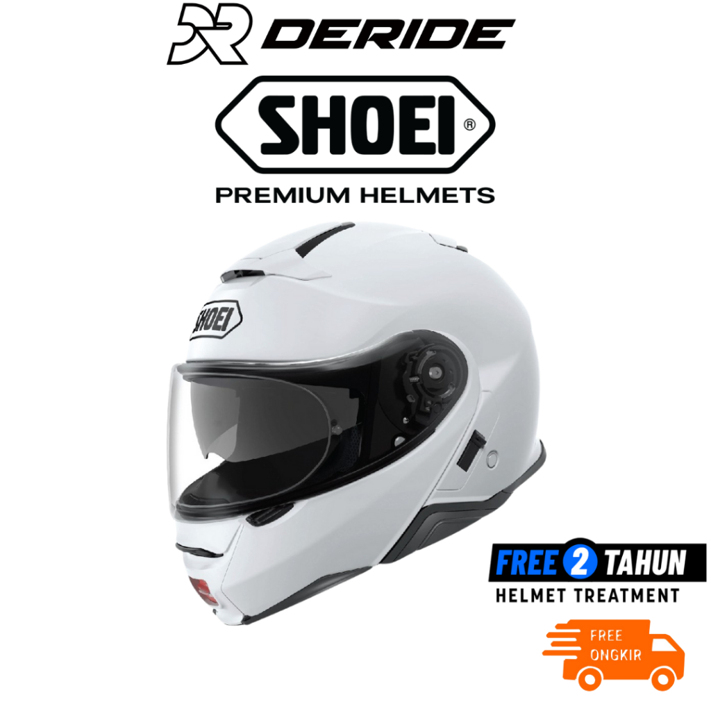 Jual Shoei Neotec2 Luminous White Helm Modular Flip Up SNI Original ...