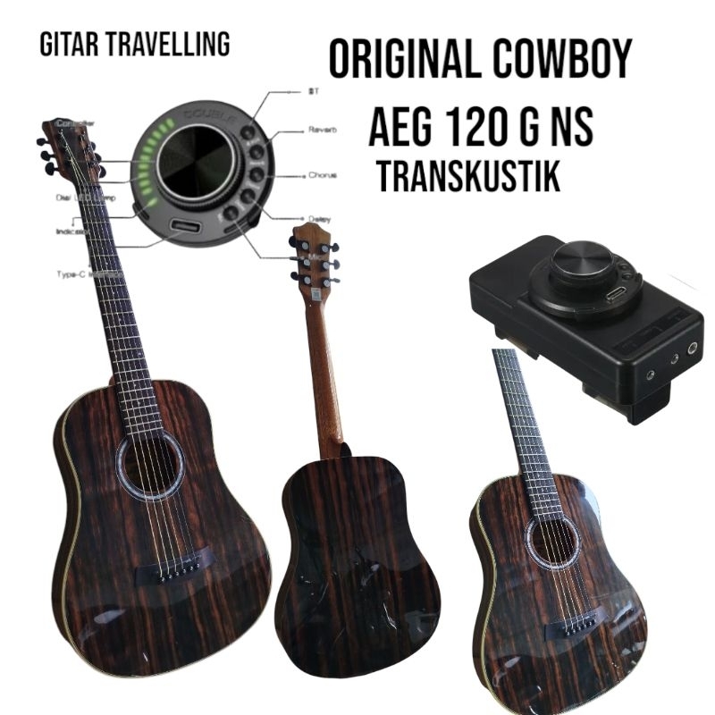 Jual gitar cowboy travelling AEG 120 G ns original transkustik | Shopee ...