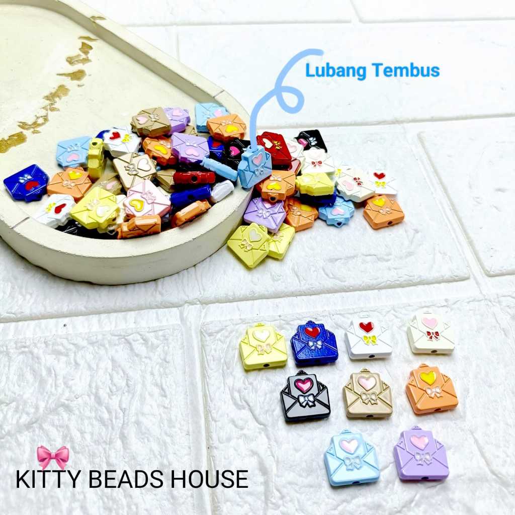 Jual MOTE MANIK BEADS LUXURY BESI AMPLOP LOVE | Shopee Indonesia