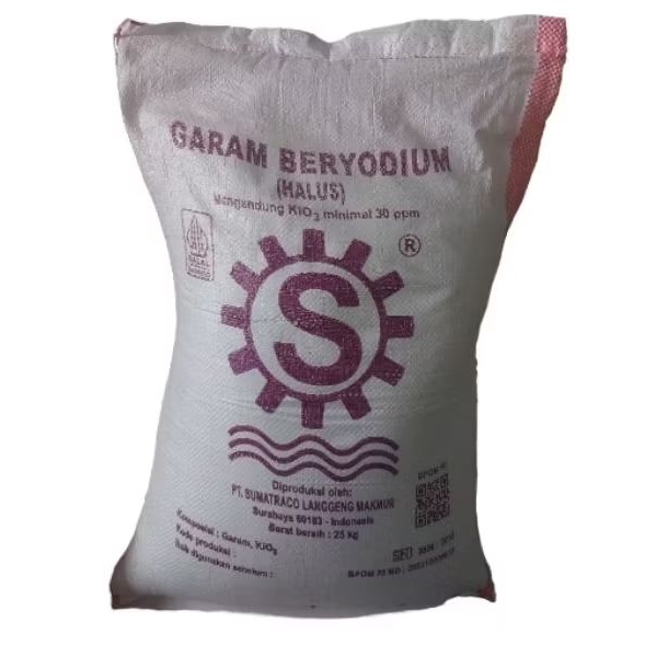 Jual Garam NacL/ Garam industri / Garam Beryodium / 25 KG | Shopee ...