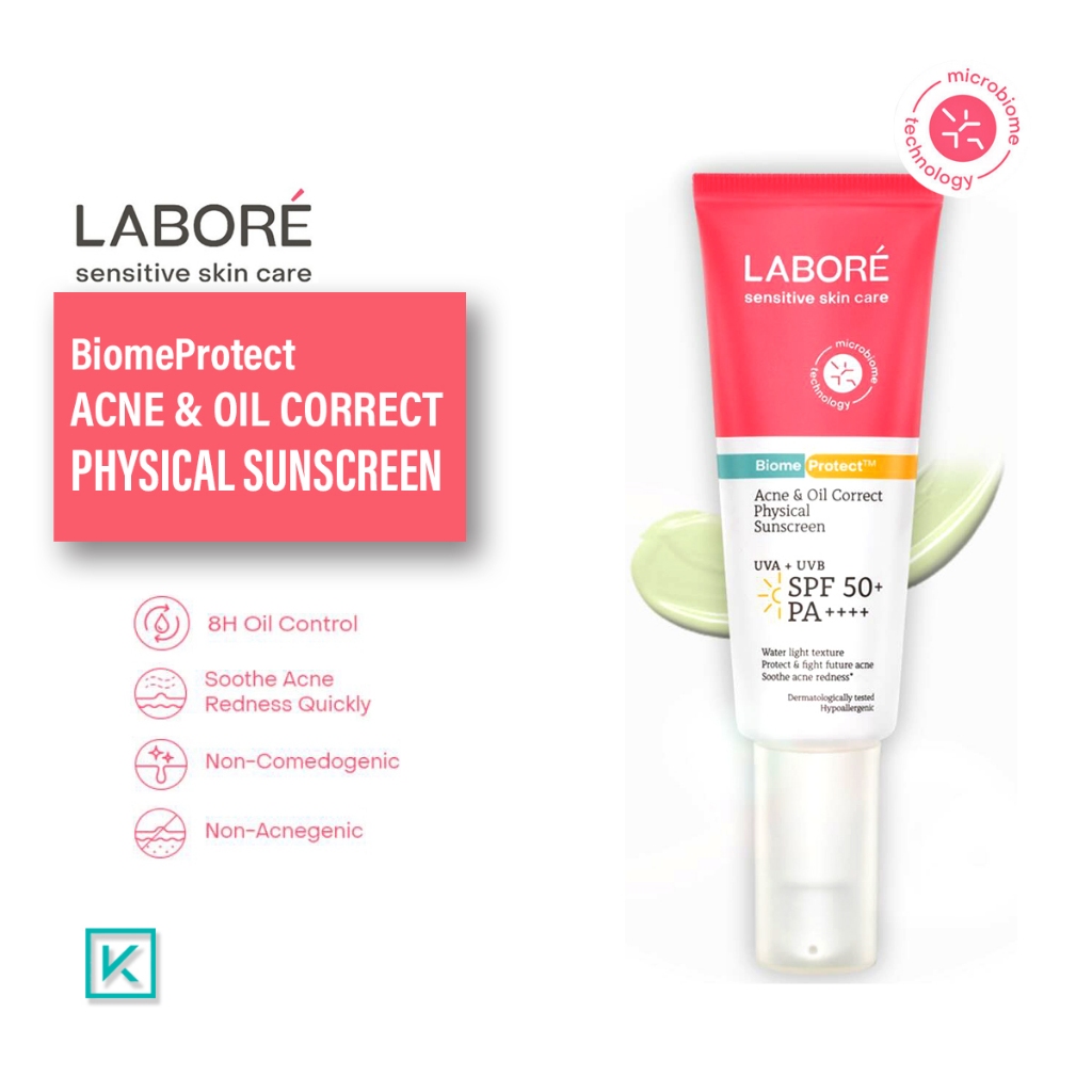 Jual Labore Acne & Oil Correct Physical Sunscreen SPF50+ PA ...