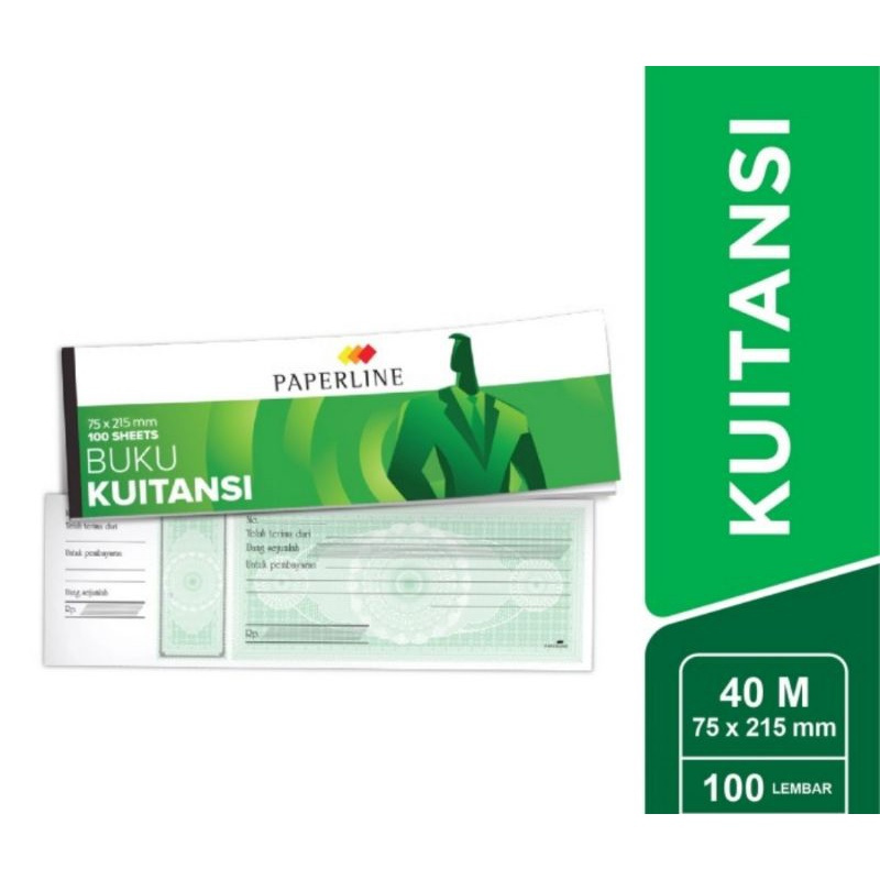 Jual Paperline Buku Kwitansi Kecil (PPL KT 40M) | Shopee Indonesia