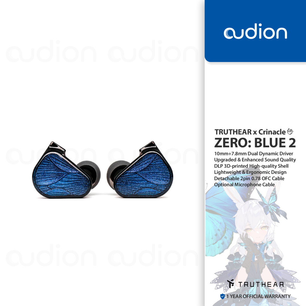 Jual TRUTHEAR x Crinacle Zero : BLUE2 / BLUE 2 / ZERO 2 | Dual Dynamic ...