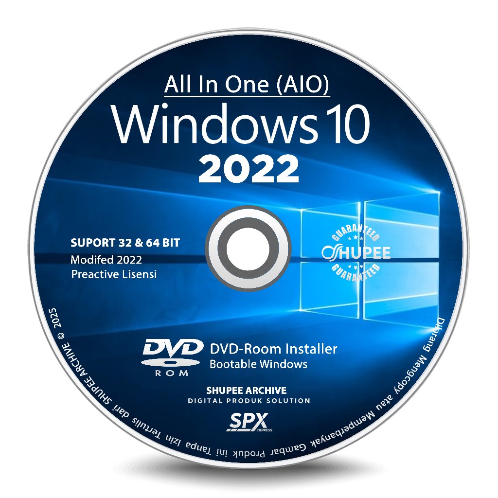 Jual DVD Sistem Operasi Windows® 10 ALL-IN-ONE 2022 | Shopee Indonesia