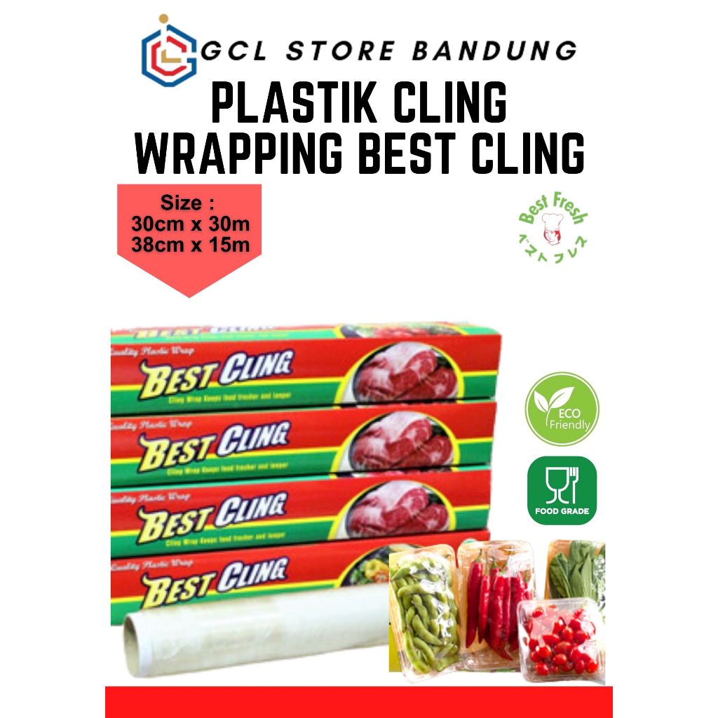Jual Plastik Wrapping Cling | PLASTIC WRAP 30 Cm x 30 M I 38 Cm x 15 M ...