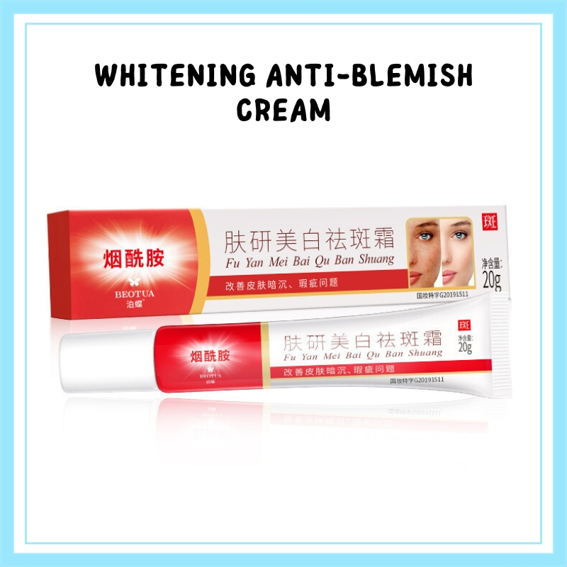 Jual BEOTUA Whitening Anti-Blemish Cream Remove Freckle Niacinamide ...
