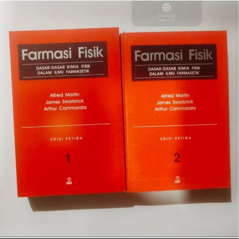 Jual BUKU FARMASI FISIK EDISI KETIGA JILID 1 DAN JILID 2 | Shopee Indonesia