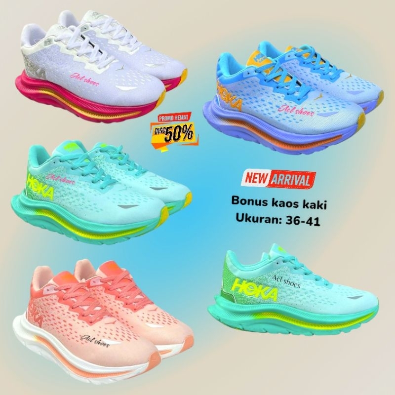 Jual Hoka KAWANA WOMEN Sepatu Senam Wanita Model Baru Sepatu Olahraga ...