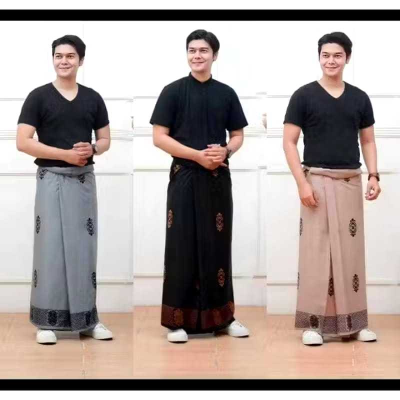 Jual sarung muslim motif batik dewasa pria dan wanita sarung santri ...