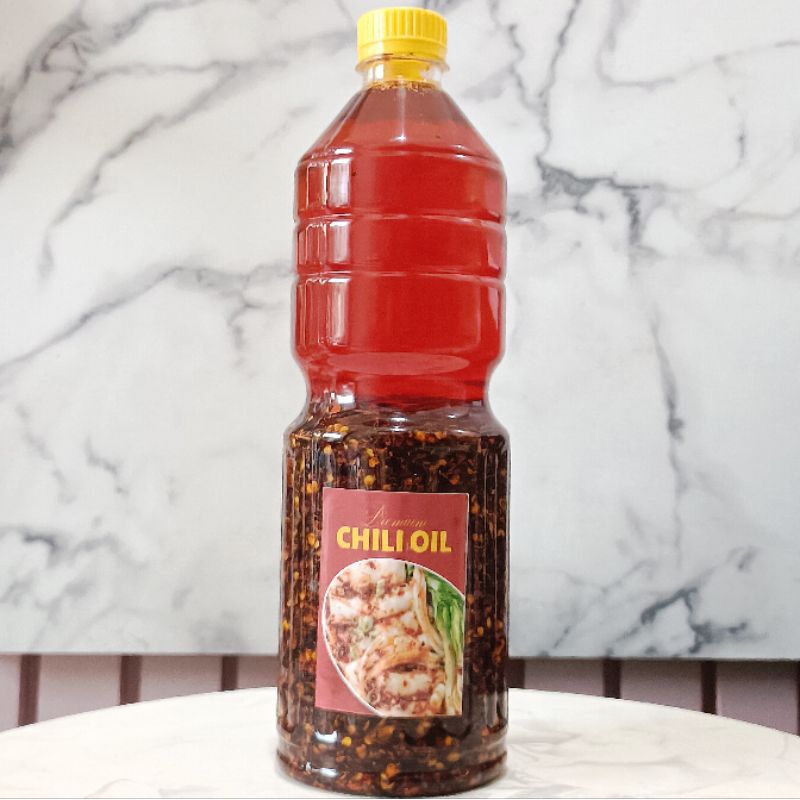 Jual CHILI OIL 1 LITER / MINYAK CABE PEDAS / GURIH ENAK untuk Bakso Mie ...