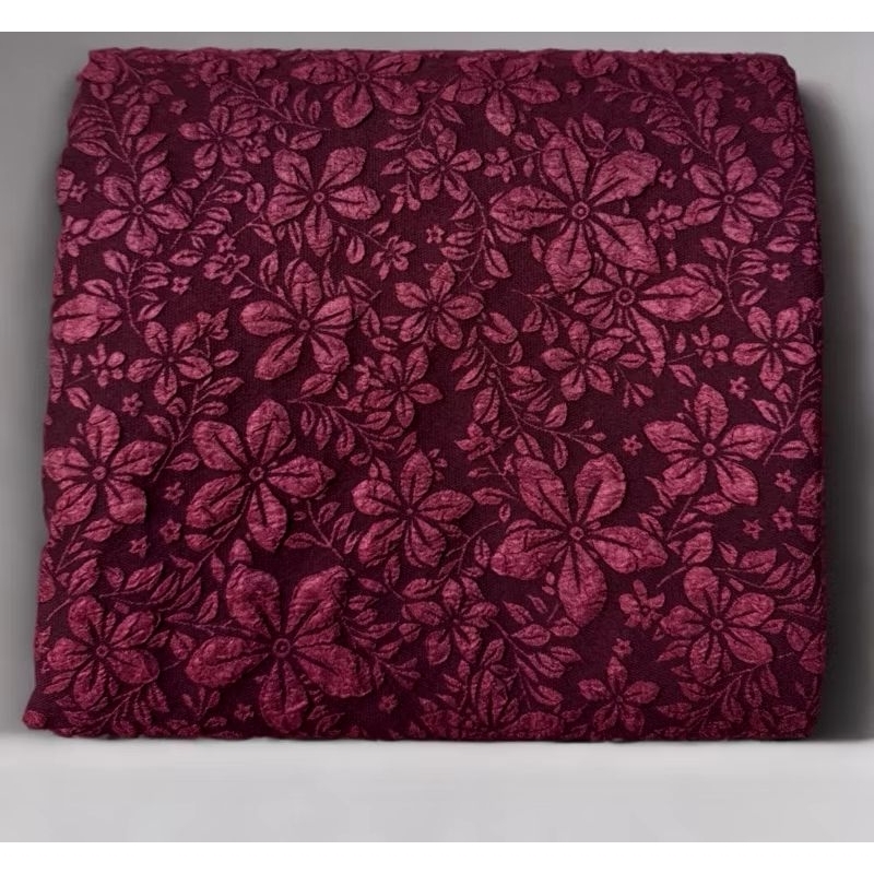 Jual bahan kain Jacquard emboss premium/kain emboss import | Shopee ...