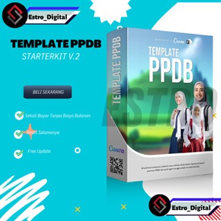Jual Template PPDB STARTERKIT V.2 Canva + PPT 100++ Penerimaan Peserta ...