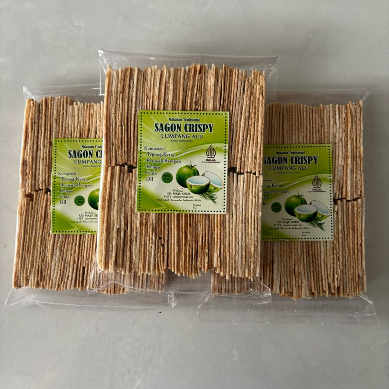 Jual Sagon Crispy Merk Lumpang Alu 250Gr Khas Wonosobo Dieng | Shopee ...