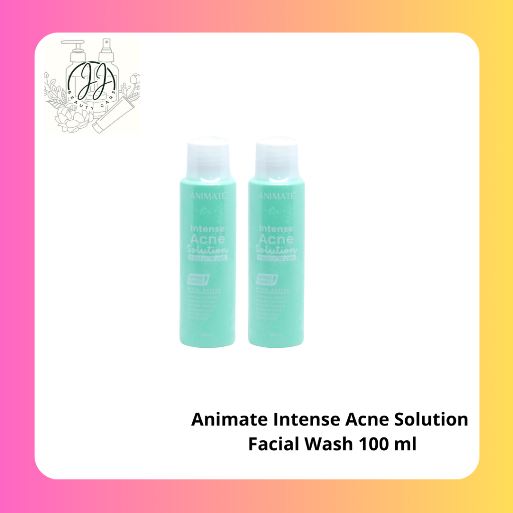 Jual Animate Intense Acne Solution Facial Wash 100 ml / Animate Facial Wash | Shopee Indonesia