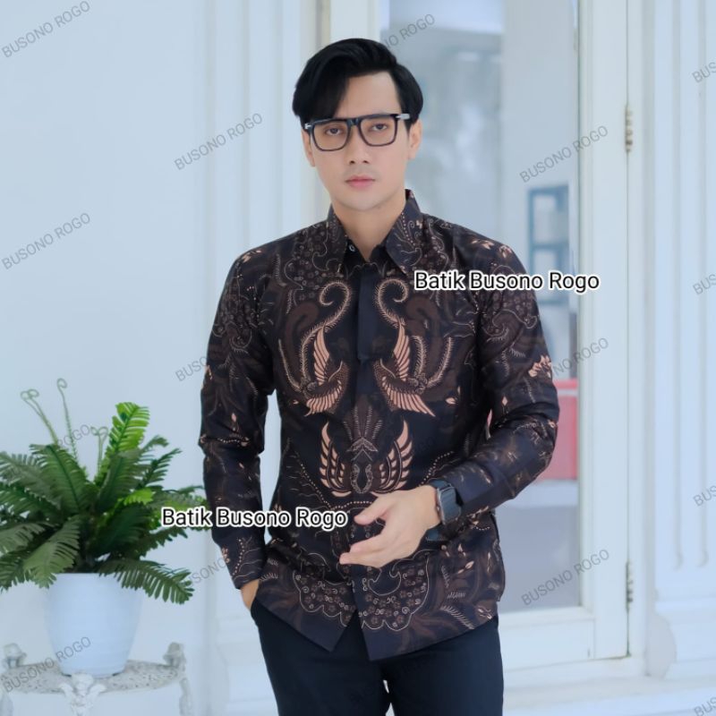 Jual Kemeja Baju Batik Pria Terbaru 2025 Lengan Panjang Slimfit Modern Lapis Furing | Shopee ...