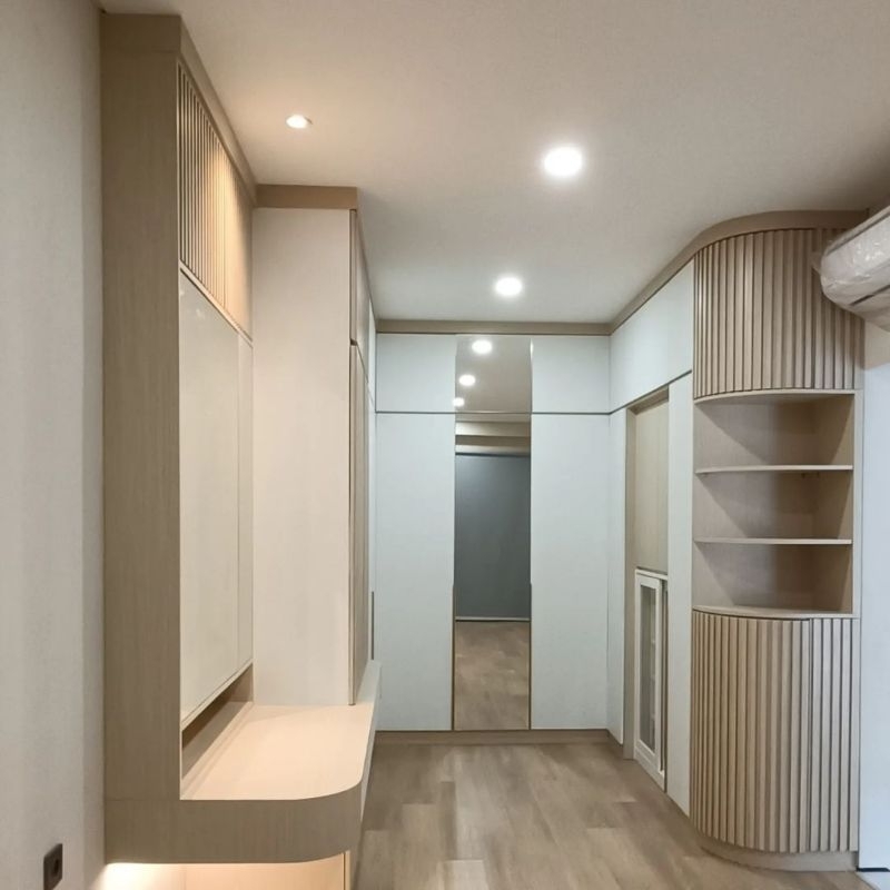 Jual lemari custom HPL taco | lemari mewah | lemari pakaian costum ...