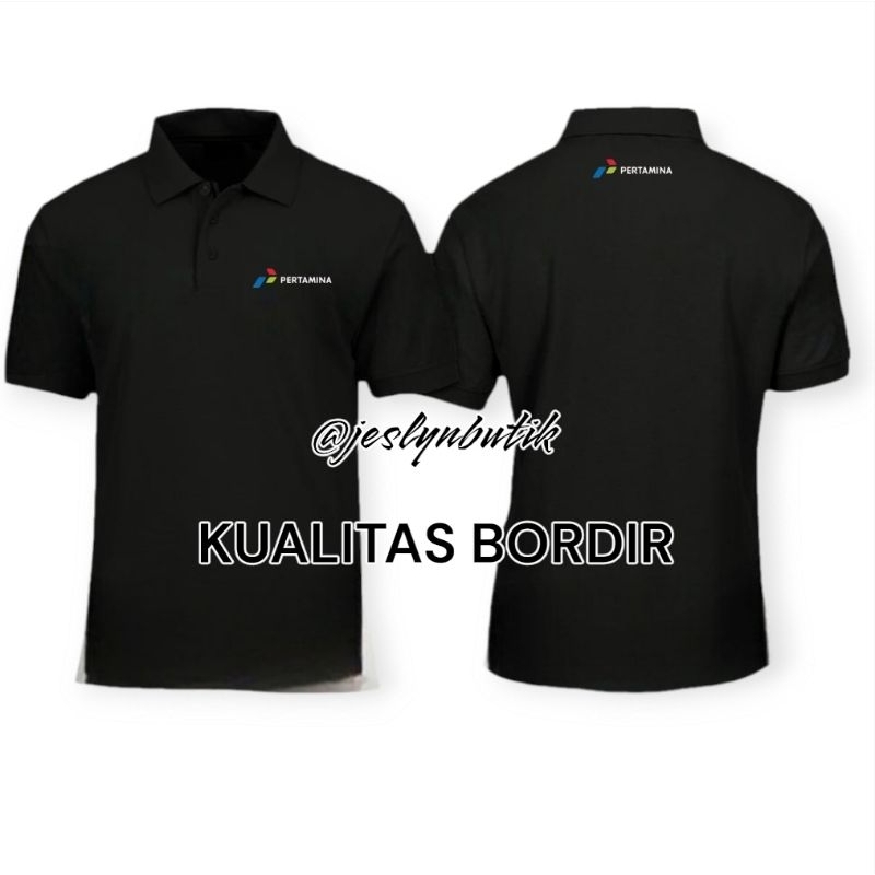 Jual Kaos Polo tshirt pertamina / kualitas bordir LOGO MINI / baju ...