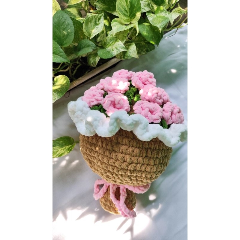 Jual Buket Bunga Rajut untuk Dekorasi (Bouquet Flowers Crochet) - Dolls ...