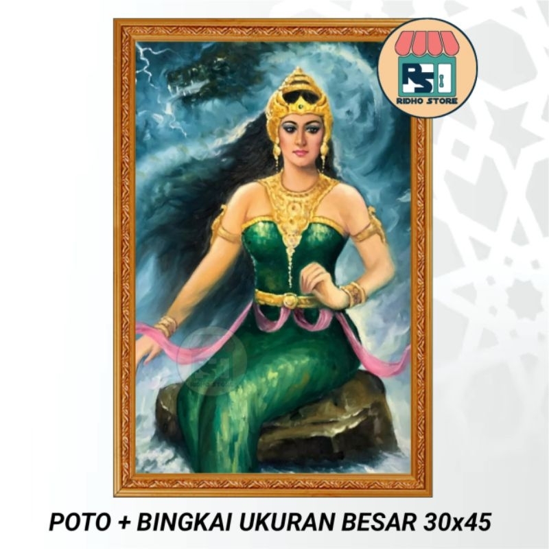 Jual POSTER NYI RORO KIDUL FOTO+BINGKAI UKURAN BESAR | Shopee Indonesia