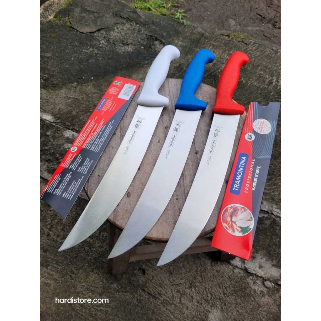 Jual Pisau Sembelih Lengkung 10 inchi / 25 cm Tramontina Butcher ...