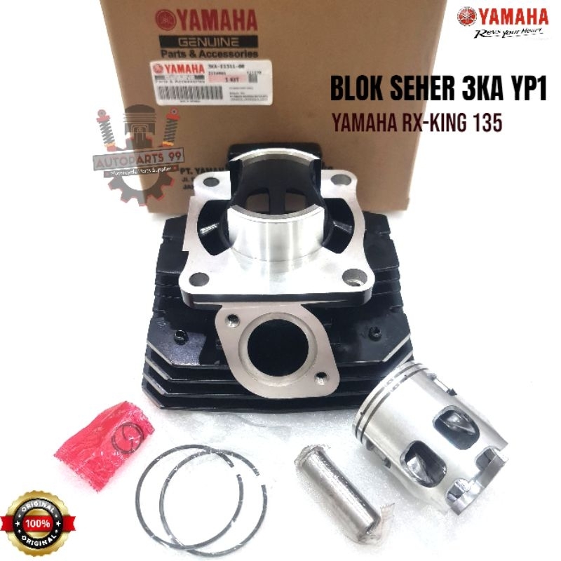 Jual Blok Seher Yamaha RX King 135 YP1 Original YGP Boring Cylinder ...