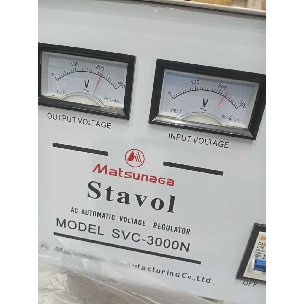 Jual Stabilizer Matsunaga SVC-3000FM Original Made in Japan Stavol 3000 Watt | Shopee Indonesia