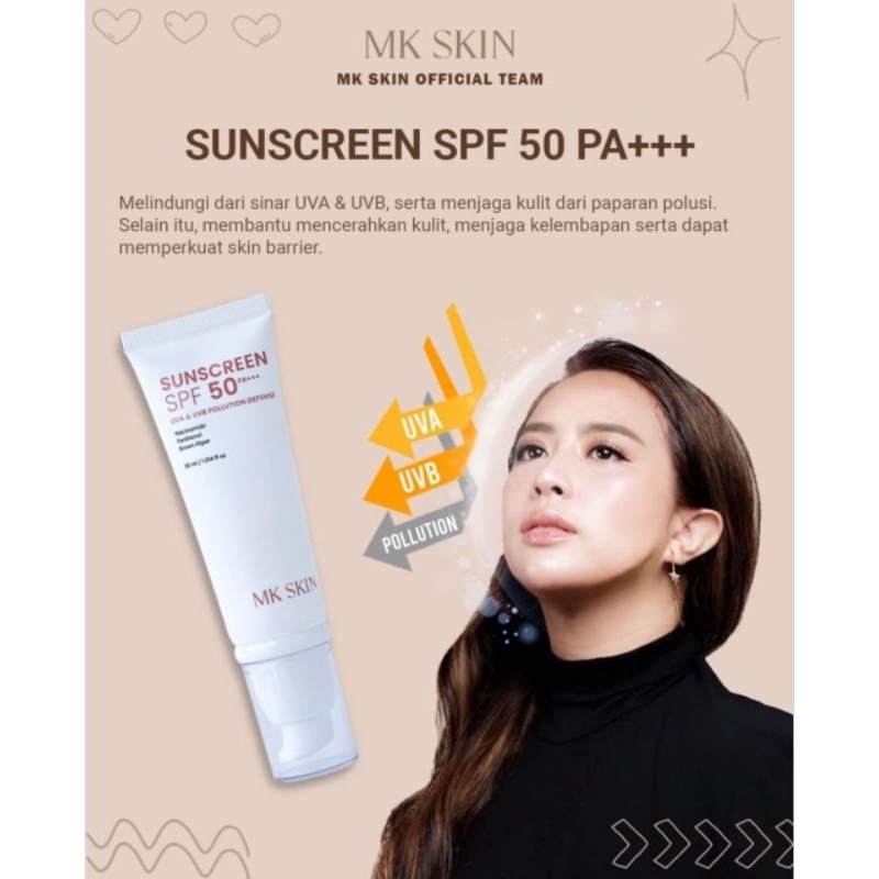 Jual MK SKIN Sunscreen SPF 50 PA+++ | Shopee Indonesia