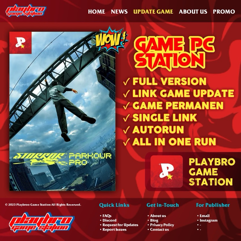 Jual STORROR Parkour Pro - Game PC/Laptop (Download to Play Bro!) | Shopee Indonesia