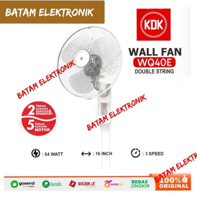 Jual KIPAS ANGIN DINDING KDK WQ40E WALL FAN 2 TALI-16 Inch | Shopee ...