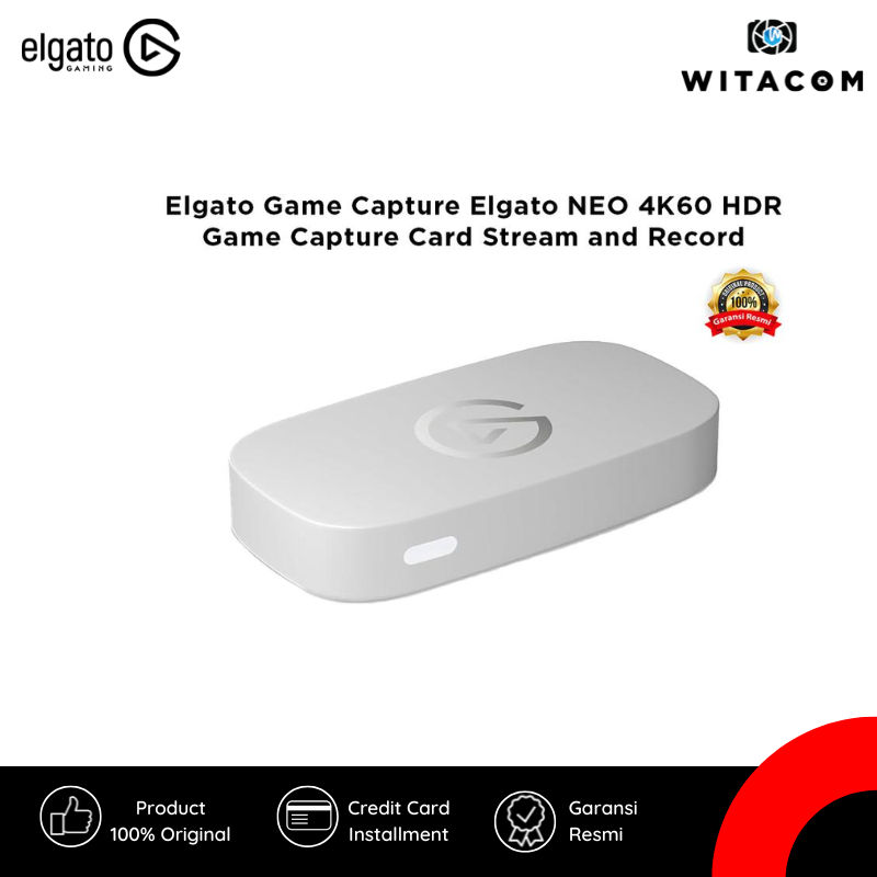 Jual Elgato NEO 4K60 HDR Game Capture Card Stream and Record- Original ...