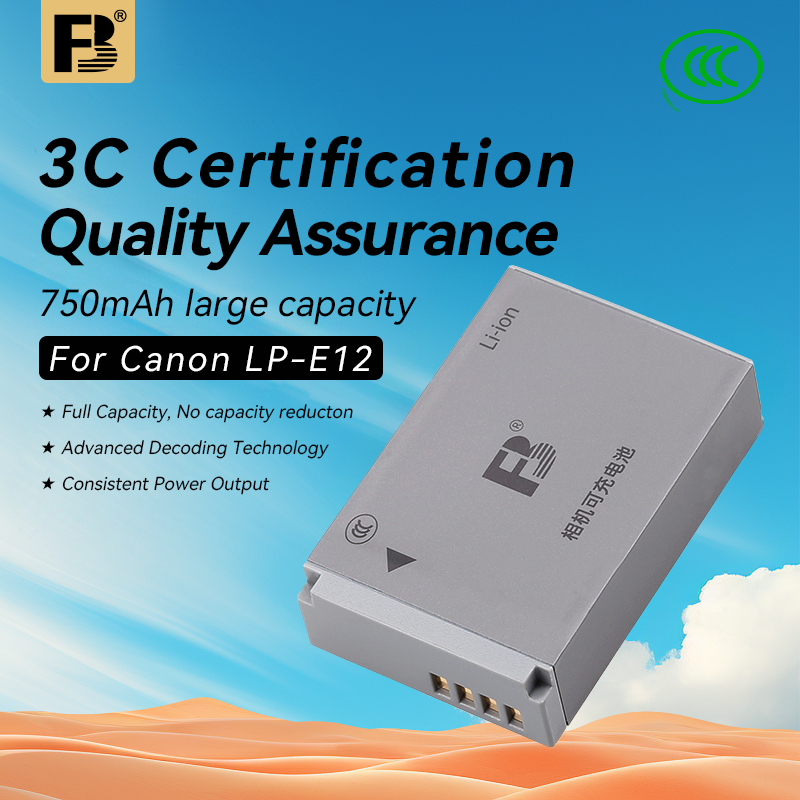 Jual FB Baterai for Canon LP E12 EOS M50 M100 100D SX70 HS M10 M2 KISS X7 | Shopee Indonesia