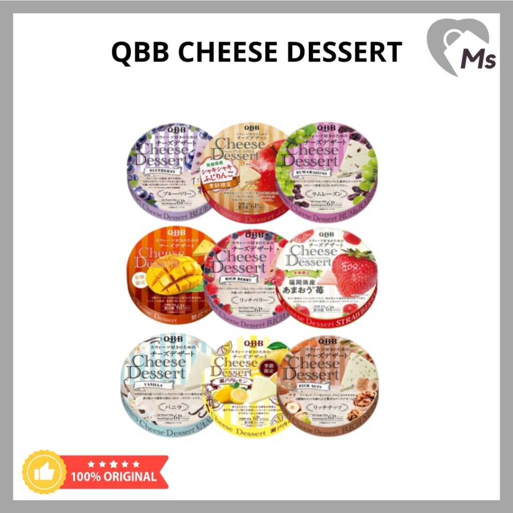 Jual QBB Cheese Desert - Snack keju original japan | Shopee Indonesia