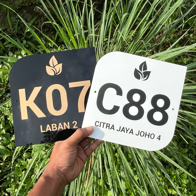 Jual Nomor Rumah Plakat Rumah Penanda Akrilik Murah | Shopee Indonesia