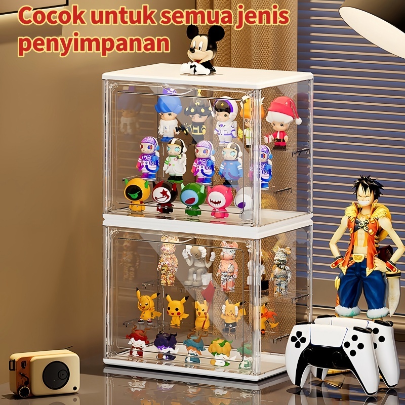 Jual Action Figure Box Display Box Full Acrylic Box Pop Mart Blind Box ...