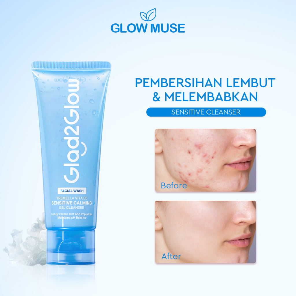 Jual [100% ORI]GLAD2GLOW TREMELLA VITA B5 SENSITIVE CALMING GEL ...
