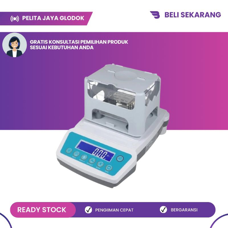 Jual Gold Purity Tester Density Meter Powder Densitometer Liquid JH300A ...
