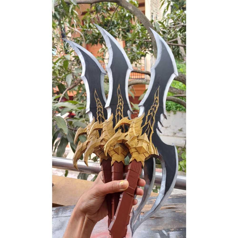 Jual Senjata weapon cosplay, Knight Killer, Kasaka's Venom Fang, Anime ...
