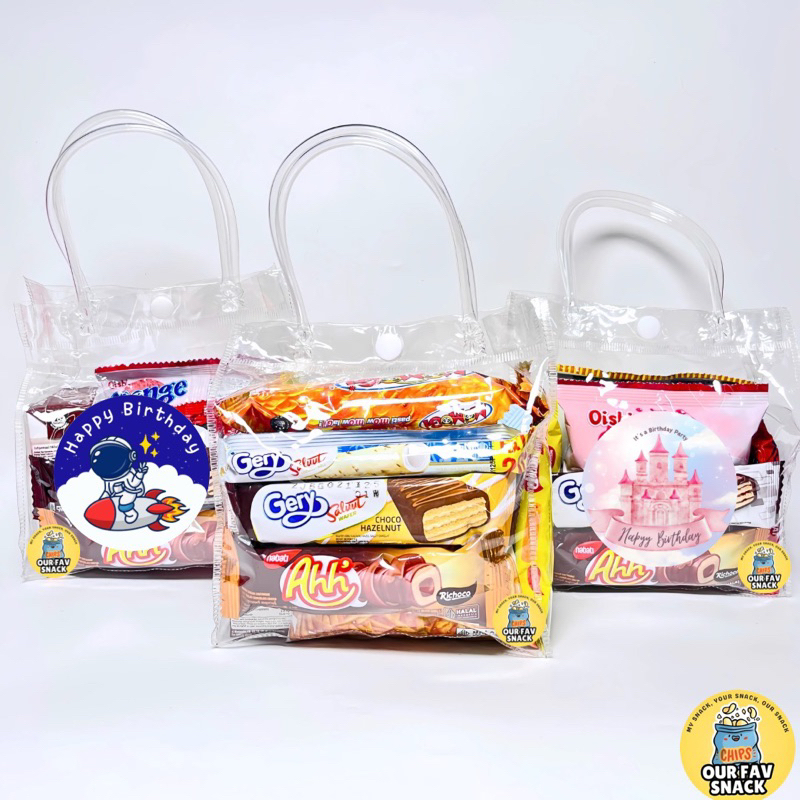 Jual Paket Snack Ulang Tahun Anak Paket Snack Freebies Mini Gift Snack ...