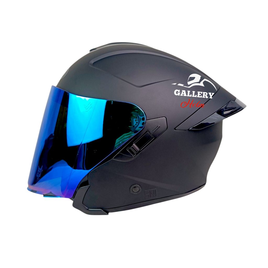 Jual Ink Terra 2 Black Doff | Helm Ink Tera 2 Paket Ganteng Double ...