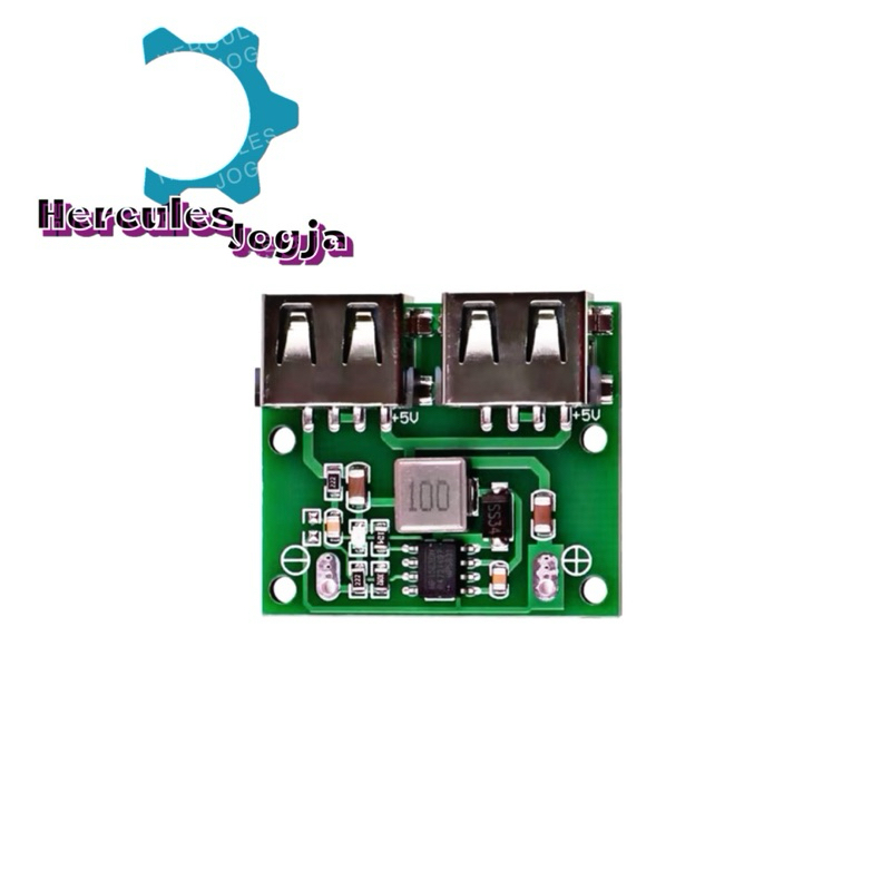 Jual Modul Stepdown DC-DC 6-26V Dual USB Output 5V 3A | Shopee Indonesia
