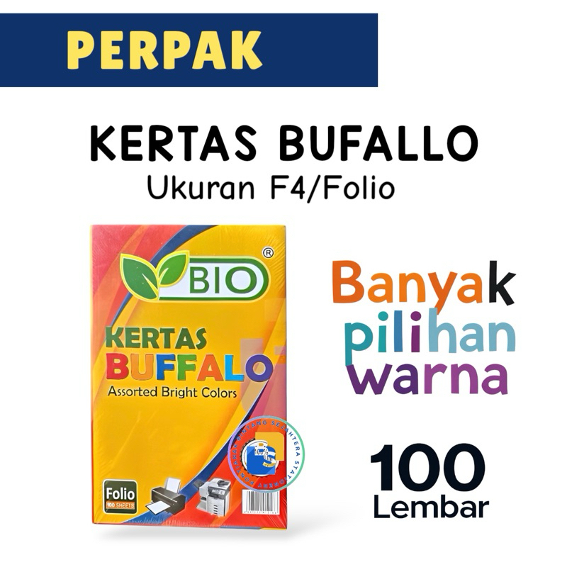 Jual Kertas Buffalo Sampul Jilid F4 Folio BIO Motif Serat - 100 Lembar ...