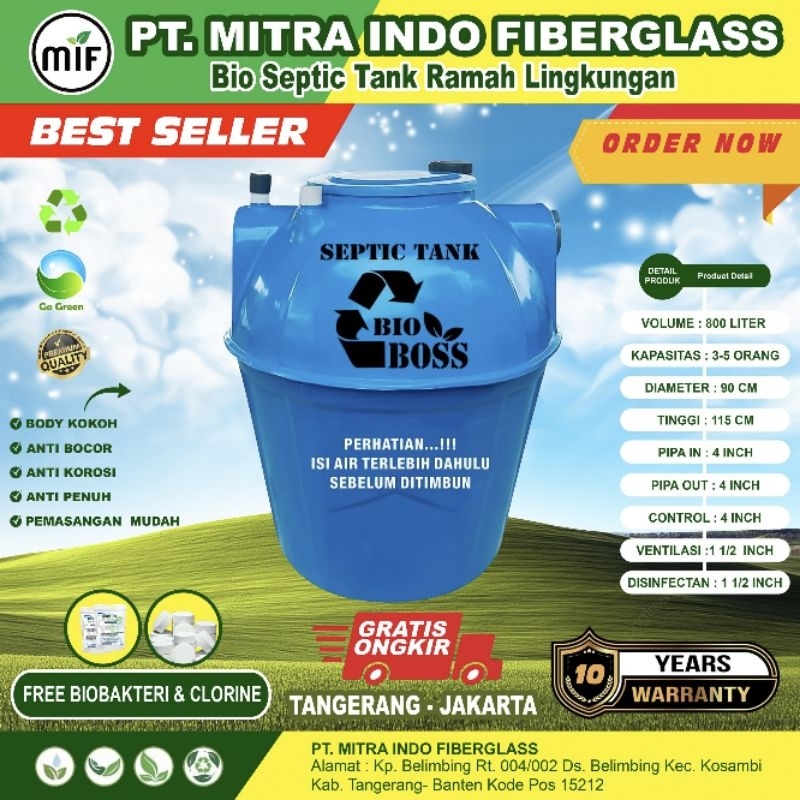 Jual septic tank 800 liter BIO BOSS | Shopee Indonesia