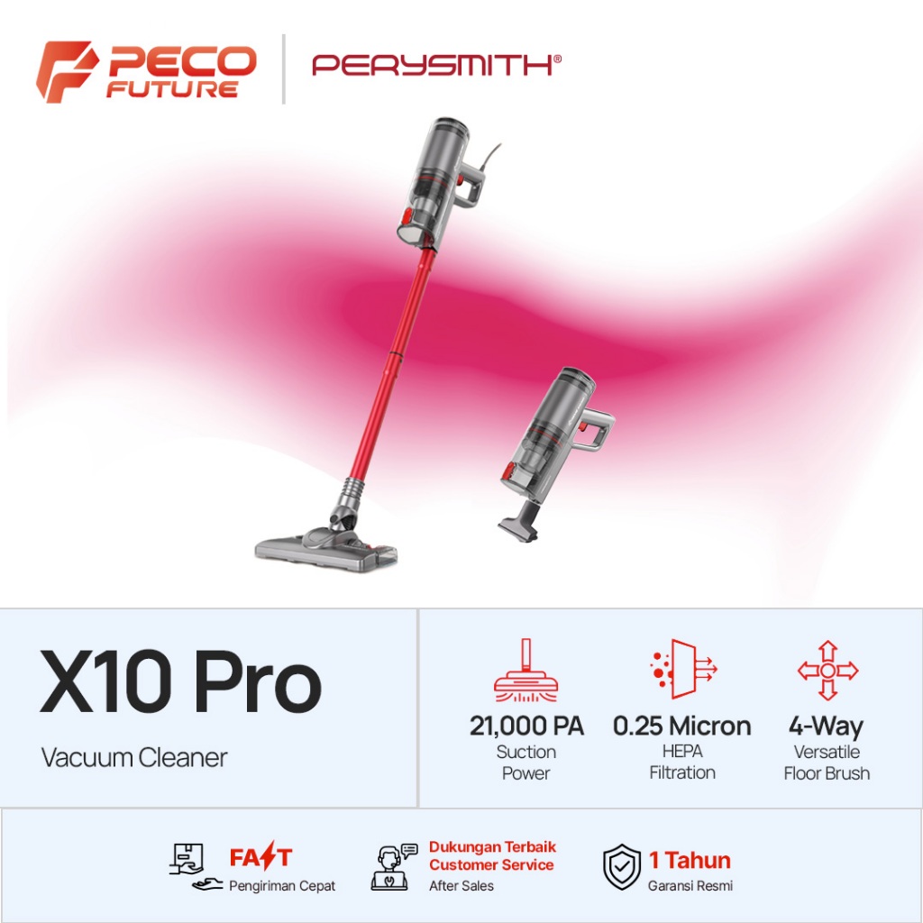 Jual PerySmith X10 Pro 21K PA Handheld Vacum Cleaner Portable Home ...