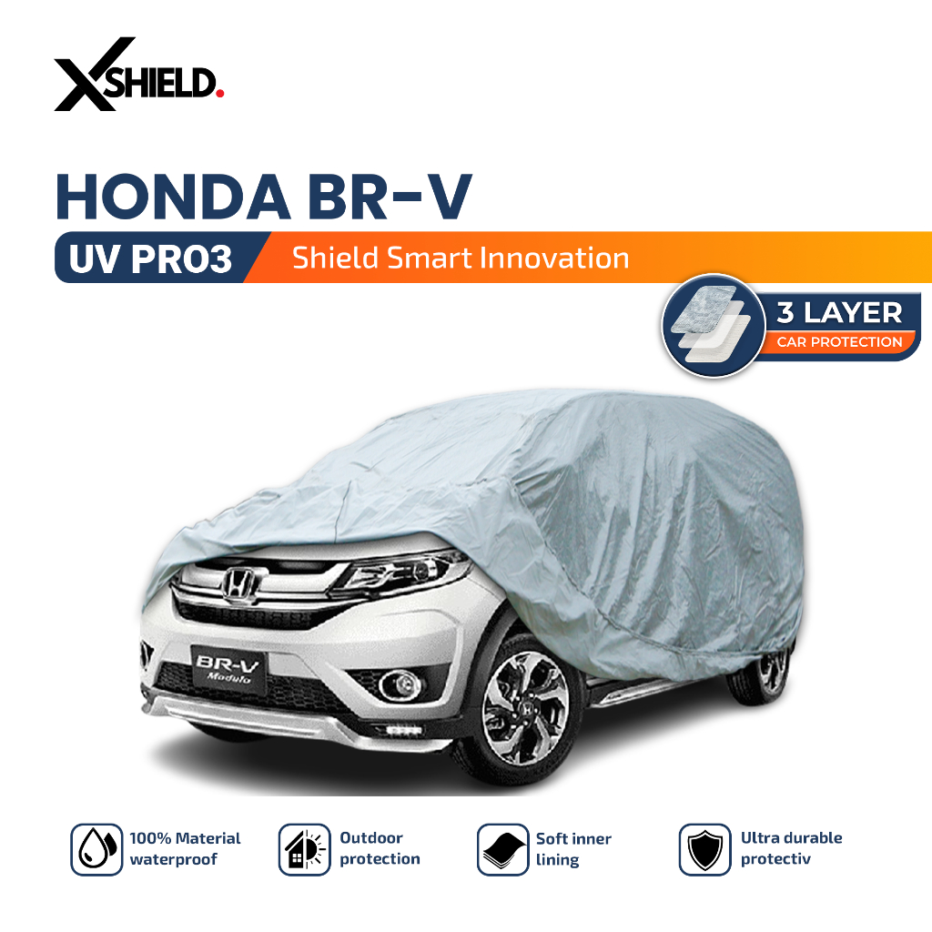 Jual 3 Layer Cover Mobil Honda BRV Alumunium Film Metalic Outdoor Tiga ...