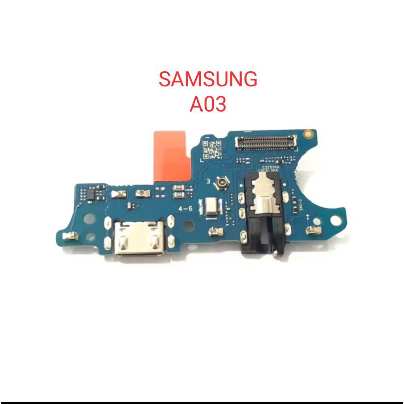 Jual Papan Cas Samsung A03 Konektor Original Board Charger Fullset +IC | Shopee Indonesia
