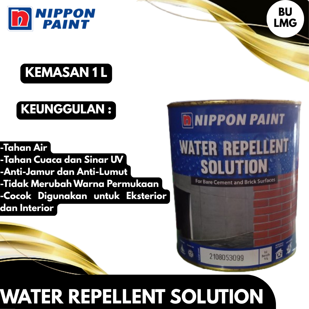 Jual NIPPON CLEAR COATING WATER REPELLENT SOLUTION 1 LITER / PELAPIS ...