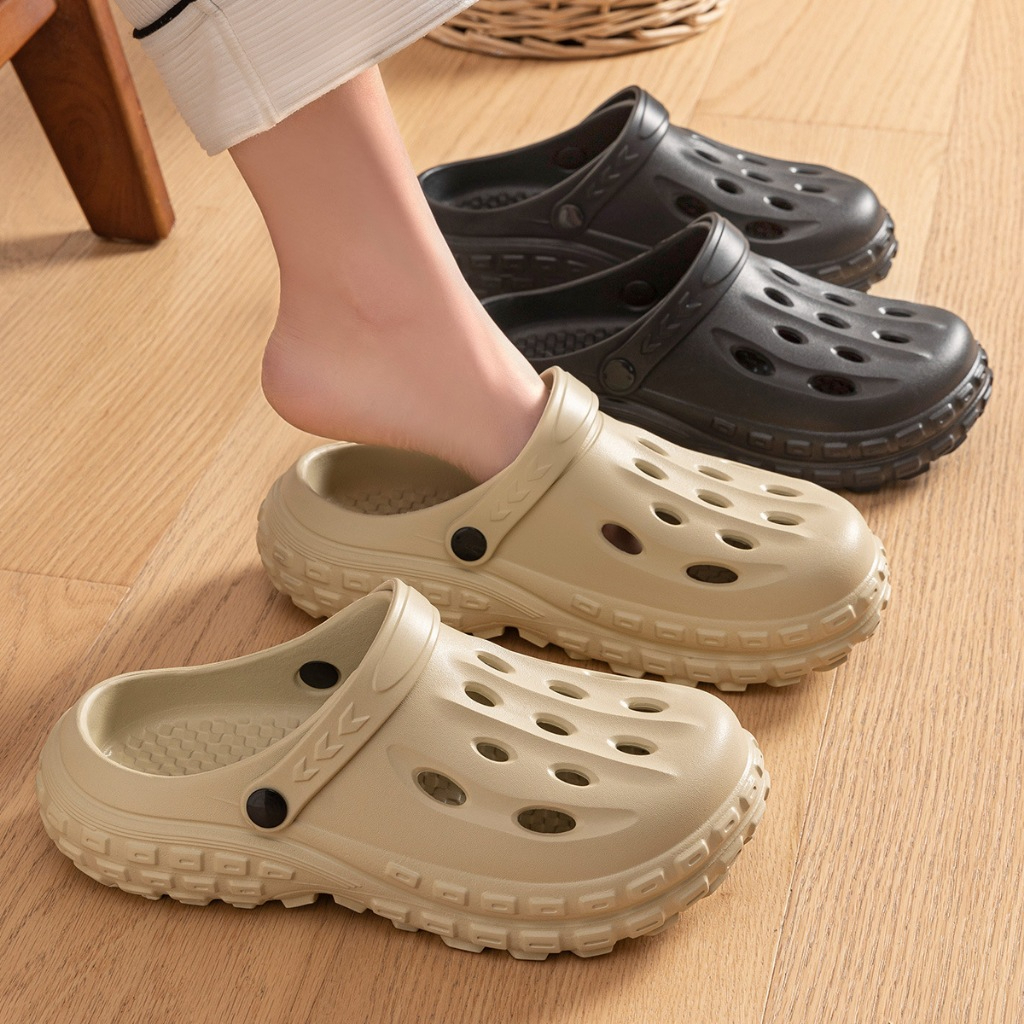 Jual Sandal Karet Pria - Wanita Sepatu Sandal Kodok Anti Slip | Shopee ...