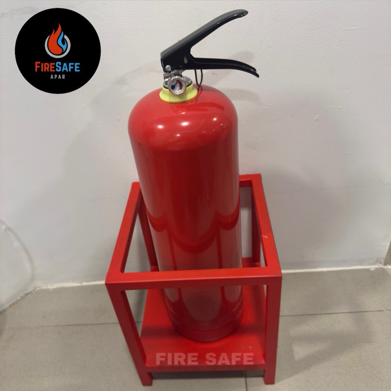 Jual Dudukan APAR Powder 25x30cm / Rak Besi Hollow / Tempat Tabung ...